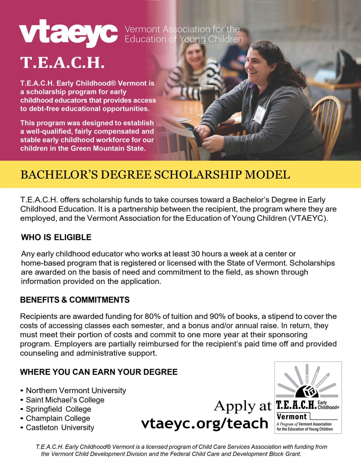 Scholarship Models - VTAEYC